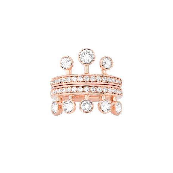 Swarovski | Jewelry | Atelier Swarovski Theater Ring White Rosegold ...